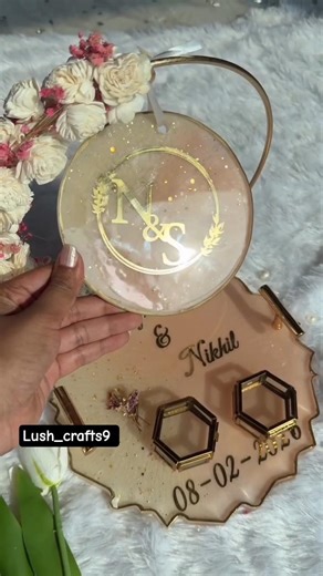 DIY resin coaster #sorts #viralvideo #viralshort #handmade #flowers #resin