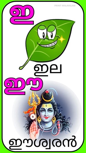 Malayalam Alphabets | മലയാളം അക്ഷരമാല | Learn Malayalam Letters for Kids | Educational Shorts