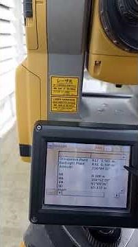 How to use TOPCON OS 101 total station