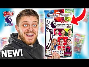 OPENING the *NEW* TOPPS PREMIER LEAGUE 2026 STICKER ALBUM! (First Look!)