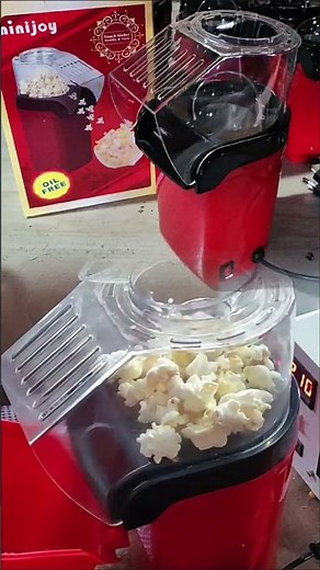 Mini Automatic Popcorn Maker – Small Home Popcorn Machine for Kids