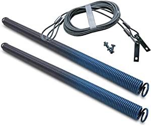 Ideal Security SK7155P1 SK7155 Extension Spring Kit for Garage Doors, 140 lbs, Dark Blue