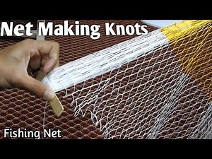net making knots | fishing net making | cast net making
