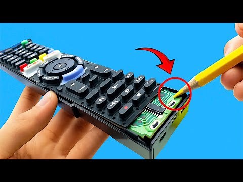 I regret Not having learned THIS SECRET sooner! Easy way to REPAIR any TV Remote Control