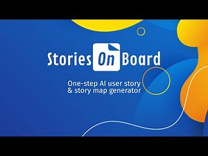 StoriesOnBoard One-step AI user story & story map generator