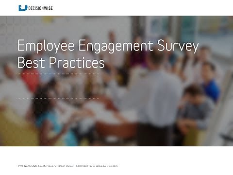 Employee Engagement Survey Best Practices