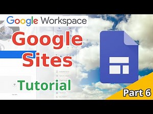 Google Workspace | Google Sites Tutorial | Part 6 - Create an intranet portal using Google Sites
