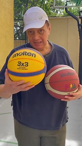 924K views · 5.6K reactions | What’s the difference between a 5x5 ball & a 3x3 ball? They weigh exactly the same (620 grams) but the 3x3 ball is smaller in diameter (72.39 cm to 5x5’s 74.93 cm) … as I show in this video, they swish the same way! @moltenbasketball @pba_3x3 @pbaconnect | Quinito Henson | Facebook