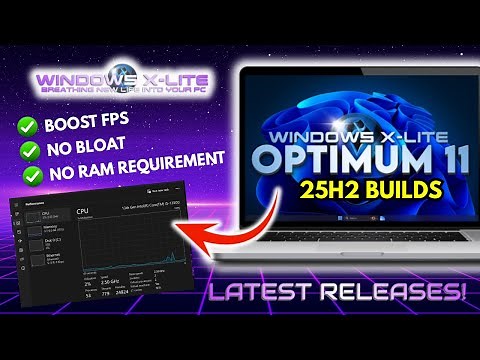 Windows X Lite Optimum 11 25H2 Pro | Clean, Faster & Without Bloat