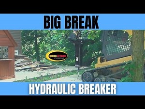 Quick Attach Concrete Breaker Skid Steer Attachment