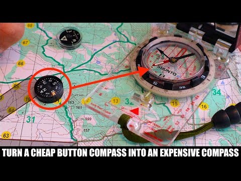 3 Ways to Turn a Cheap Survival Button Compass into an Expensive SUUNTO MC-2 Compass!