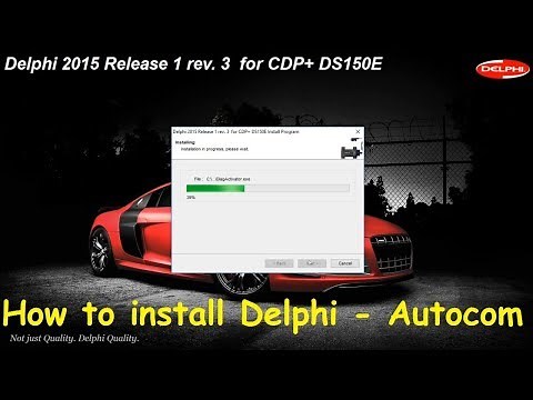 How to install Delphi Autocom 2015 Release 1 Rev 3 / Delphi 2015 R3 / Autocom 2015 R3