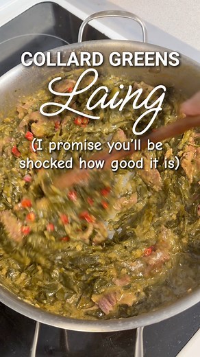 283K views · 2.5K reactions | Southern Style Collard Greens LAING (Southern Luzon ) Try this Laing twist and you’ll get hooked fast. #filipinofood #pinoyfood #thanksgiving | Mrs. Dee Penda | Facebook