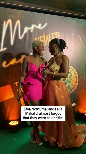 Celebrity Life: Efya Nokturnal and Fella Makafui's Almost Forgetful Moment