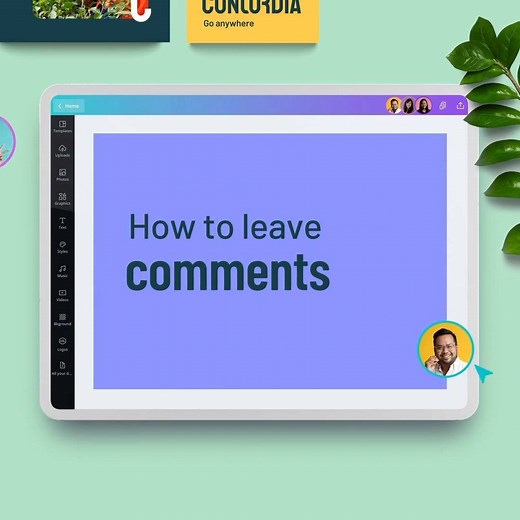4.5K views · 20 reactions | Working on a presentation with your teammates? 邏 Take the effort out of teamwork and instantly post comments, tag your team members, and leave feedback - all in one place! Check out this tutorial to learn how  | Canva | Facebook