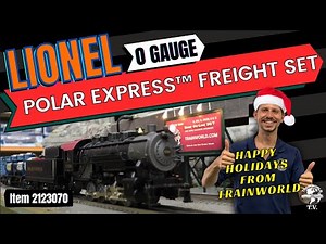 O Scale Lionel Lionchief Polar Express Freight Set