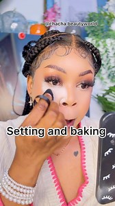 23K views · 415 reactions | How to set and bake under your eyes using setting powered for better result | Chacha beautyworld | Facebook