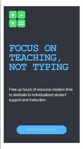 start generating math worksheets operations for free with this tool #homeschooling #shorts