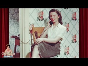 How to Be Popular - 1940's High School Dating Guide | Restored Colour &Sound