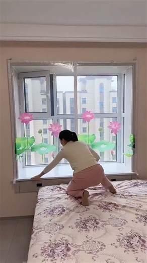 drilling required Winter window windproof and heat-insulating film for sealing windows. ,