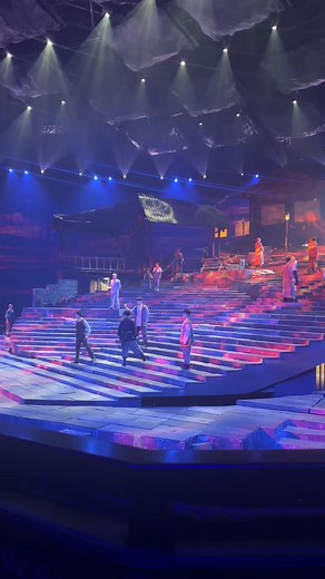 Snippets from the musical Chongqing 1949 at which features a 360 rotating stage | Kara David