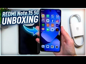 REDMI Note 15 5G Unboxing & First Look
