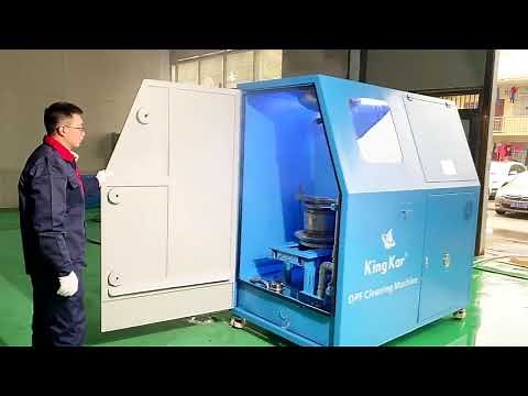 Kingkar DPF Cleaning machine operation video