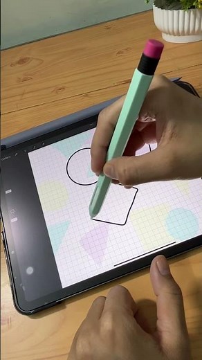 How to make perfect shapes in Procreate? Procreate shapes tool | Procreate Quick shapes #procreate
