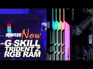 Newegg Now: RAM, RGB, and overclocking with G.SKILL TridentZ