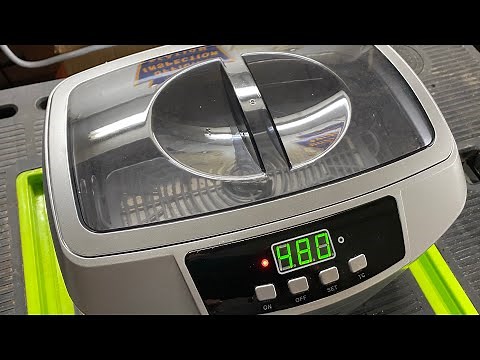 Harbor Freight Ultrasonic Cleaner Review and Demo