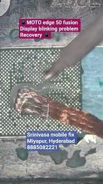 Moto edge 50 fusion display blinking problem recovery 💪🔥🔥🔥🔥🔥