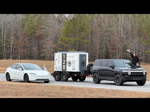 What Happens When FSD Runs Out Of Charge? Tesla Model 3 Long Range RWD (Premium) Run To Zero