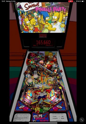 Senseless The Simpsons Pinball Party VR Room - Gameplay on iOS iPad VPX-STANDALONE-MOBILE