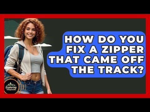 How Do You Fix A Zipper That Came Off The Track? - Exploring Campgrounds