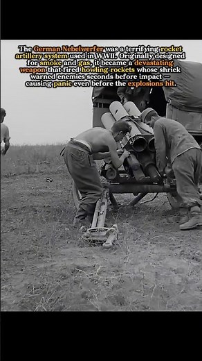 Germany’s Most Terrifying Rocket Artillery #wwii #history #ww2