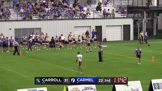 This Saturday at 1:30pm ET/12:30pm CT, join us for the 2025 IHSAA Unified Flag Football State Finals as the DeKalb Barons take on the Warren Central Warriors! Catch all the action only on IHSAAtv.org! Enjoy highlights from last year's champion, Fort Wayne (Carroll)! | IHSAAtv