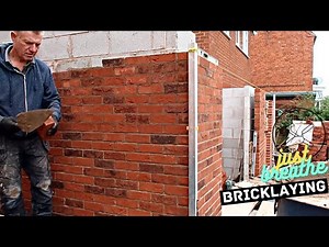 Double storey extension with squint bricks