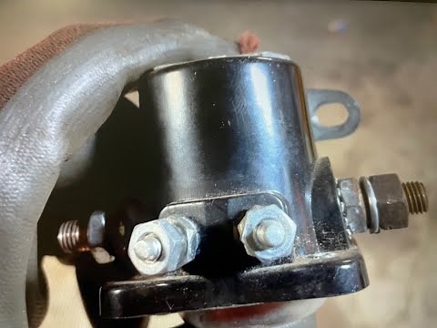 Starter solenoid - what is inside, and how does it work?