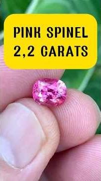 THE JOURNEY OF A 2,2ct RARE PINK SPINEL FROM LUC YEN #shorts #gemstone #jewelry