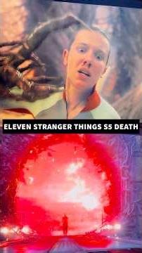 🥹 Eleven (Millie Bobby Brown) DIDN’T Dïe Stranger Things Season 5 #strangerthings #MillieBobbyBrown