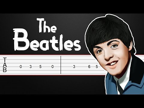 Yesterday - The Beatles Guitar Tabs, Guitar Tutorial, Guitar Lesson (Fingerstyle)