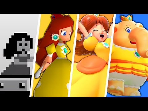 Evolution of Princess Daisy Characters (1989 - 2024)
