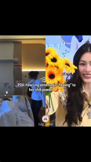 lingorm_baobao💜 on Instagram: "POV: how Ling send magic "healing" to her chili powder🌶️🤏 #lingorm #linglingkwong #ormkornnaphat #orm #lingling #ling"