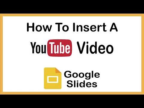 How To Insert A YouTube Video In Google Slides | PC |