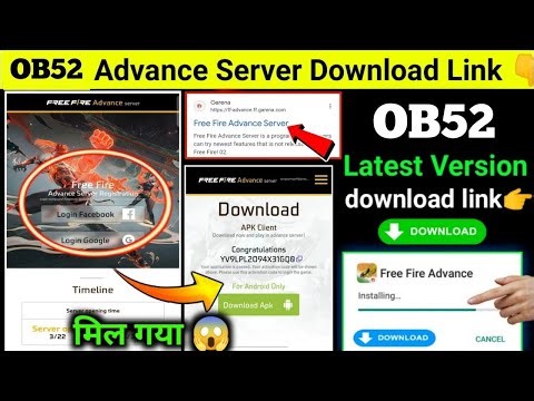 How To Download Advance Server Free FireOb52 Update Free Fire | ff advanceserver activation code