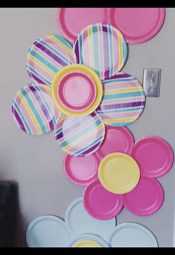 Creative Paper Plate Spring Bouquet Crafts
