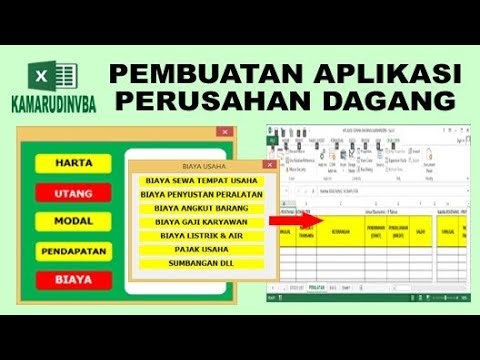 13 Mendesaign Userform Komputer & Printer VBA Excel Pembuatan Aplikasi Perusahaan Dagang