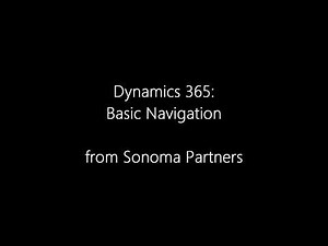 Dynamics 365: Basic Navigation