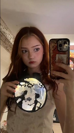 DIY Corpse bride halloween lamp🪾