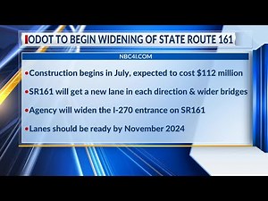 ODOT to begin widening of State Route 161 as it prepares for Intel, other growth